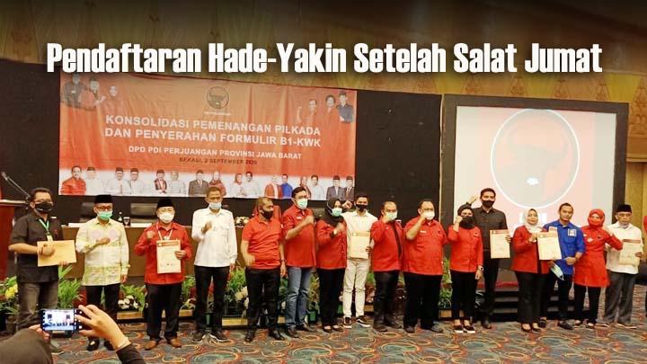 Beres PPP, DPP PDI Perjuangan Serahkan SK Asli Kepada Paslon Hade-Yakin ...