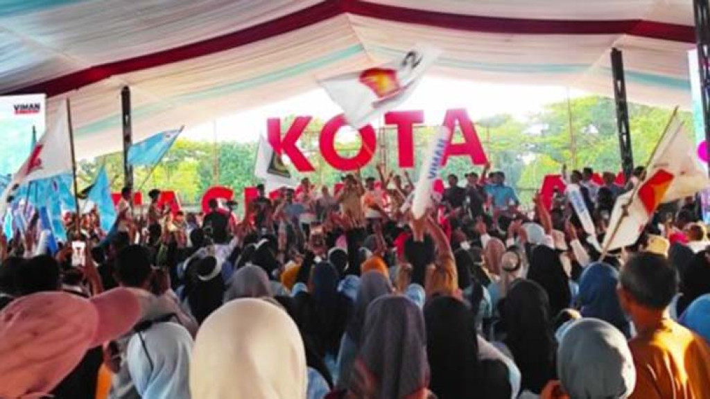 Maraton 60 Km Tandai Deklarasi dan Pendaftaran Viman-Dicky di Pilkada ...